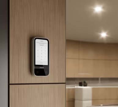 Keypad TouchScreen bevielė klaviatūra, balta, Ajax | Spectra Baltic