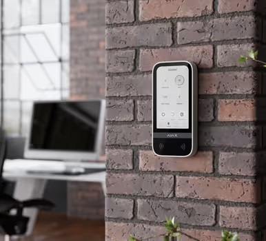 Keypad TouchScreen bevielė klaviatūra, balta, Ajax | Spectra Baltic